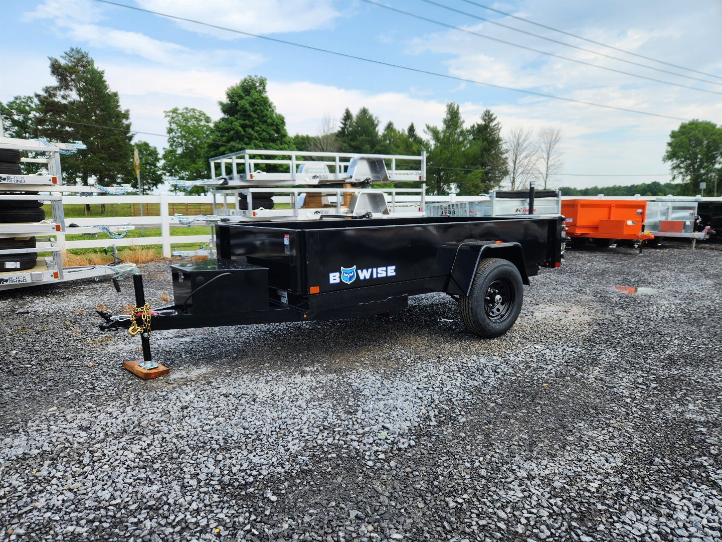 New 2025 BWISE DTR5 60x10 5K Light Duty Single Axle Dump Trailer for ...