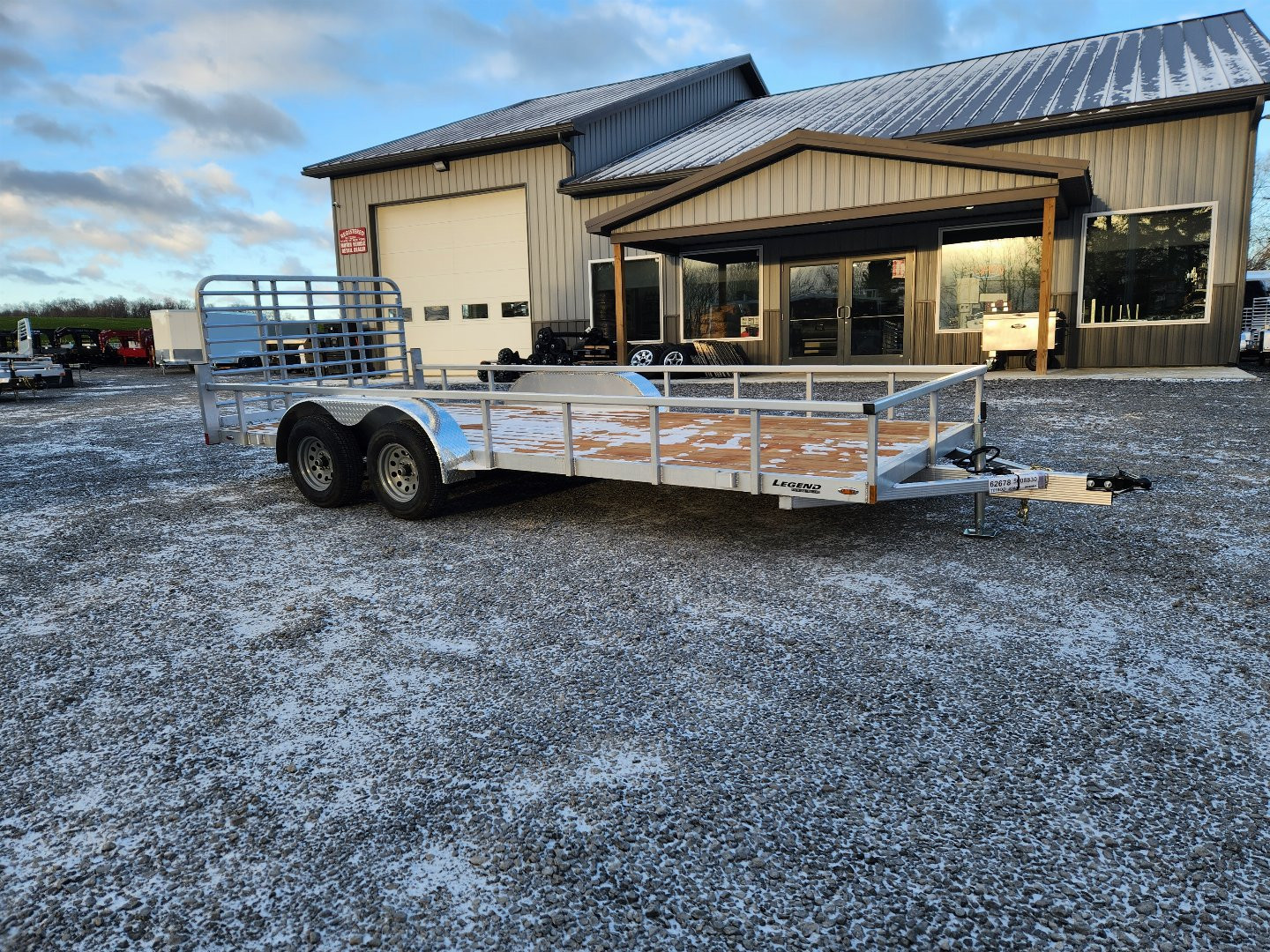 New 2024 LEGEND TRAILERS 7X18ODTA35 Utility Trailer