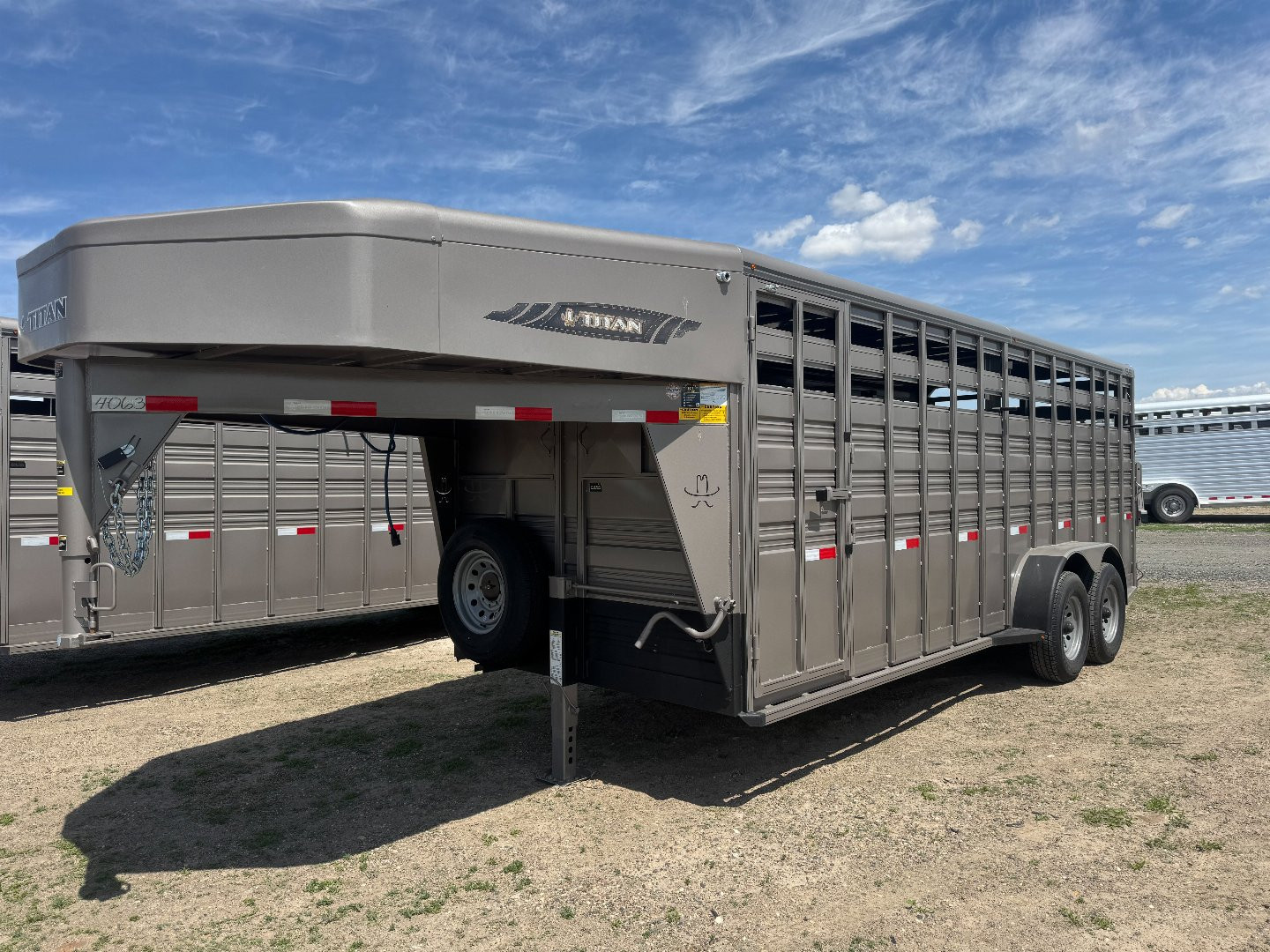 New 2025 TITAN 20' Standard Stock Trailer for sale in Three Forks, MT