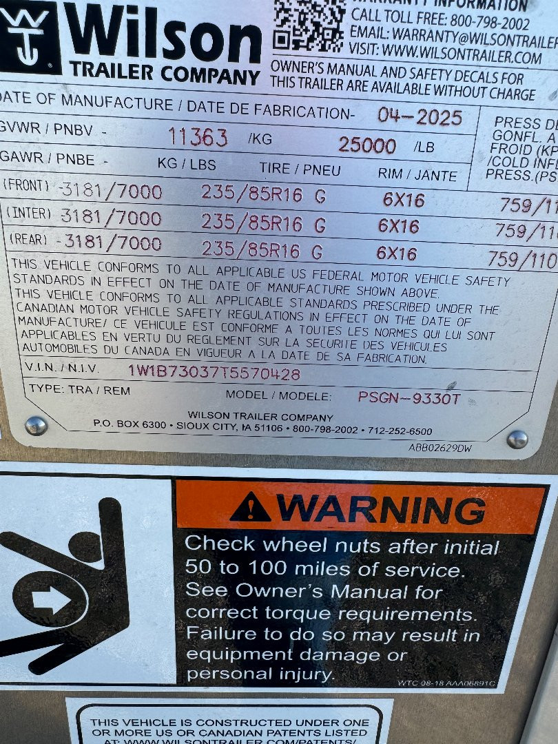 New 2026 Wilson Trailer Company 30' Foreman Stock Trailer for sale in ...