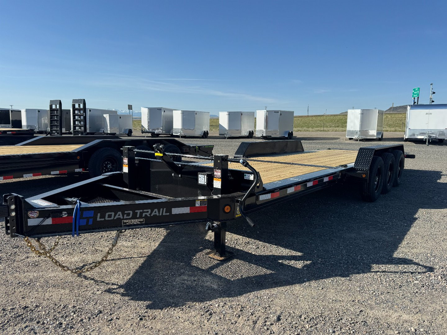 New 2025 Load Trail 24' Tilt N Go Triple Axle Tilt Trailer