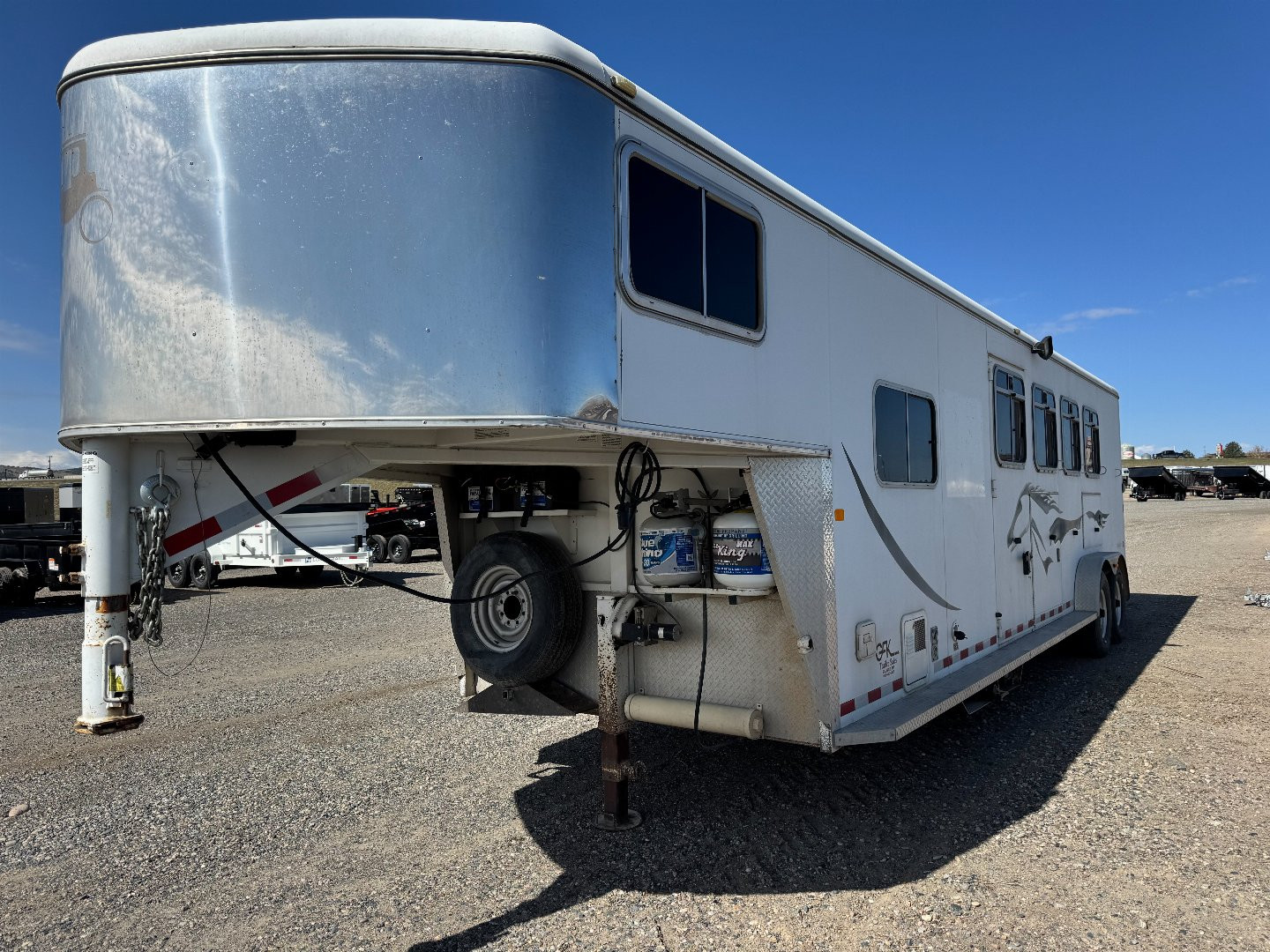 Used 2004 Logan Coach 4H LQ Horse Trailer for sale in Three Forks, MT