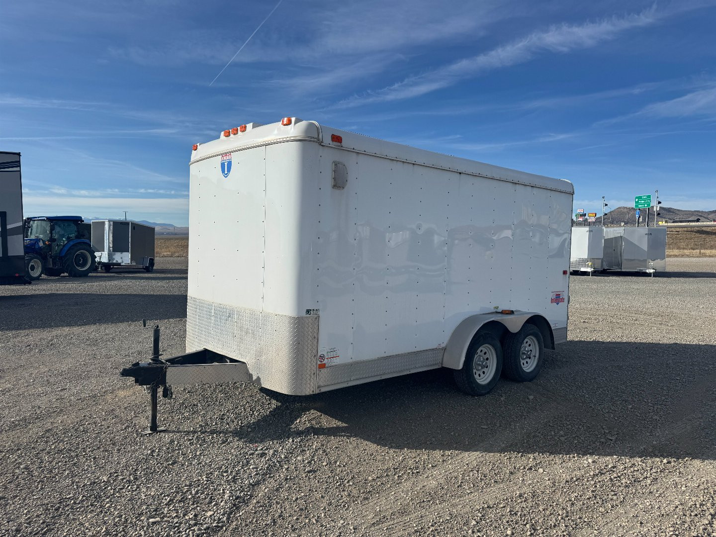 Used 2007 Interstate Trailers 14' Cargo / Enclosed Trailer