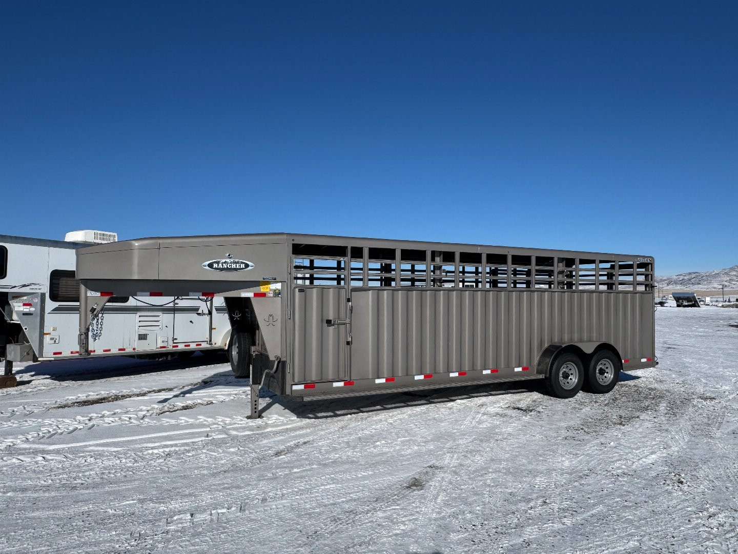 New 2024 TITAN 24' RANCHER STOCK TRAILER