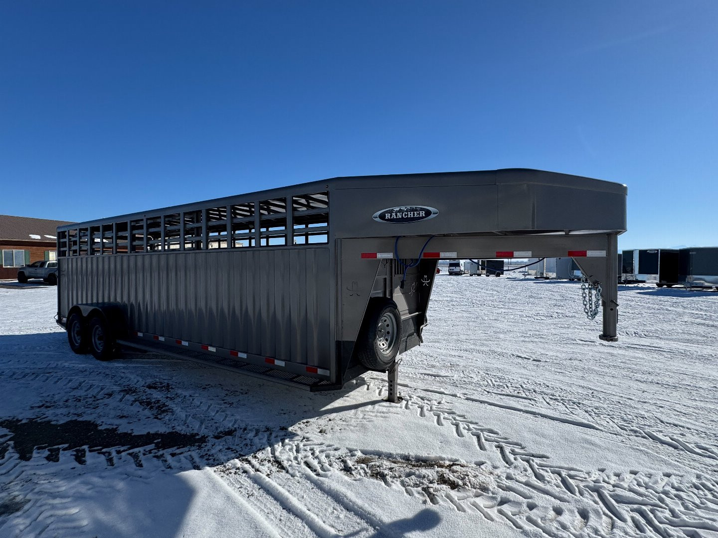 New 2024 TITAN 24' RANCHER STOCK TRAILER
