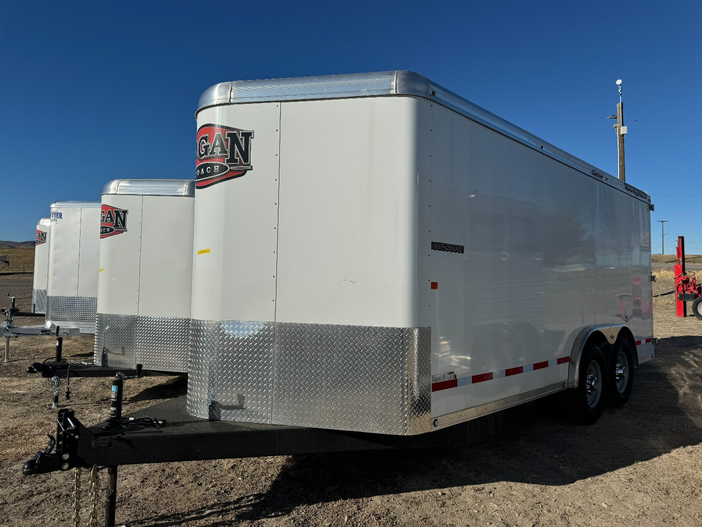 New 2024 LOGAN COACH 16' Contractor Cargo / Enclosed Trailer