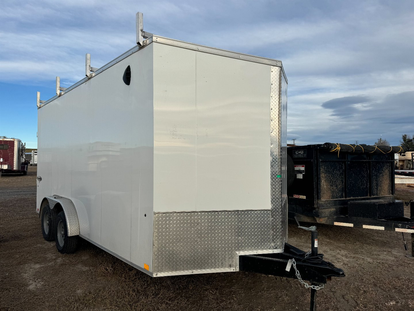 Used 2024 Look Trailers 16' Element SE Cargo / Enclosed Trailer