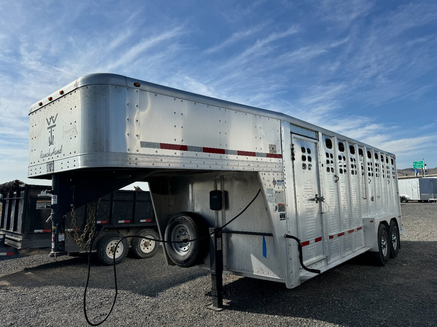 Used 2022 Wilson Trailer Company 20' Ranchand Stock