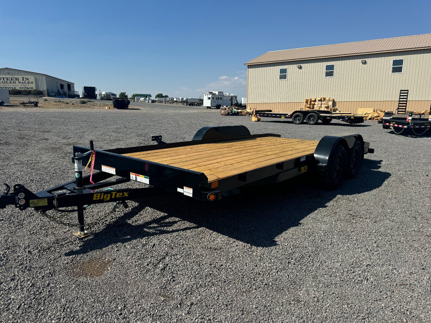New 2025 BIG TEX TRAILERS 70CH 83x18 Car Hauler for sale in Three Forks, MT