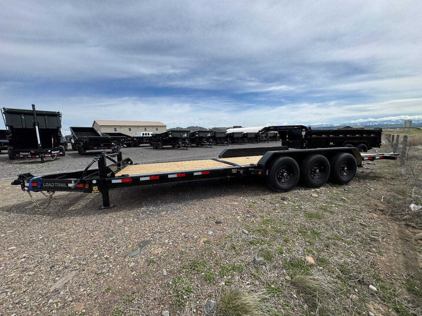 New 2024 Load Trail 24' Triple Axle Tilt Trailer