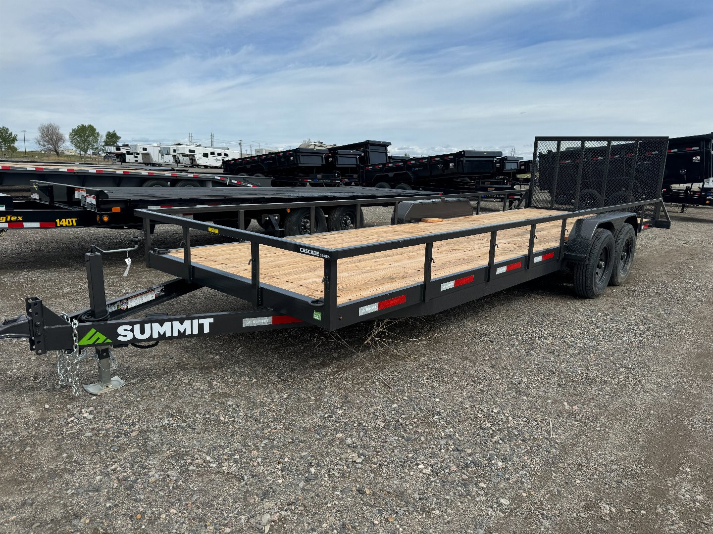 New 2024 Summit 22' Fender High Utility Trailer