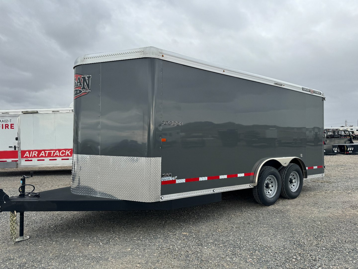 New 2024 LOGAN COACH 16' Contractor Cargo / Enclosed Trailer