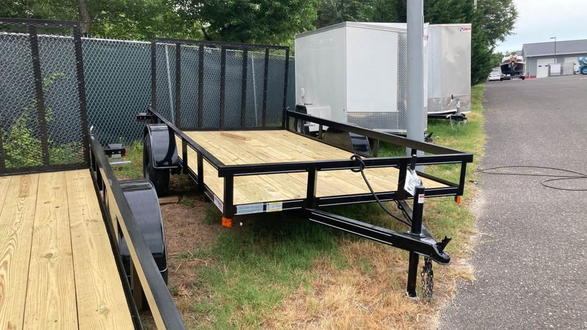 New 2025 P & T Trailers 6.5x12 Utility Trailer