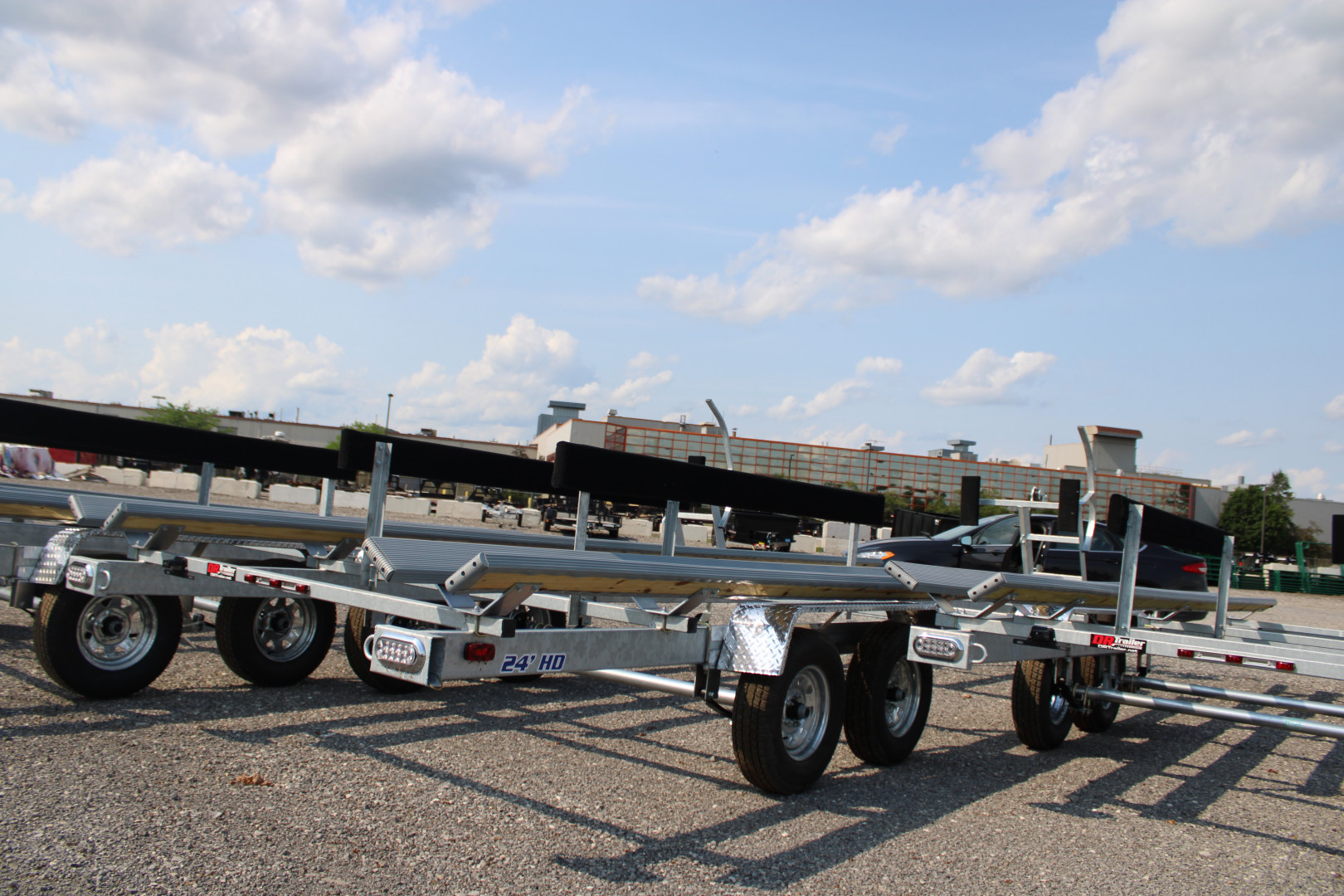 New 2026 Wolverine 24' TANDEM AXLE BUNK STYLE ALL PRO PONTONTOON TRAILER 48898 Boat Trailer
