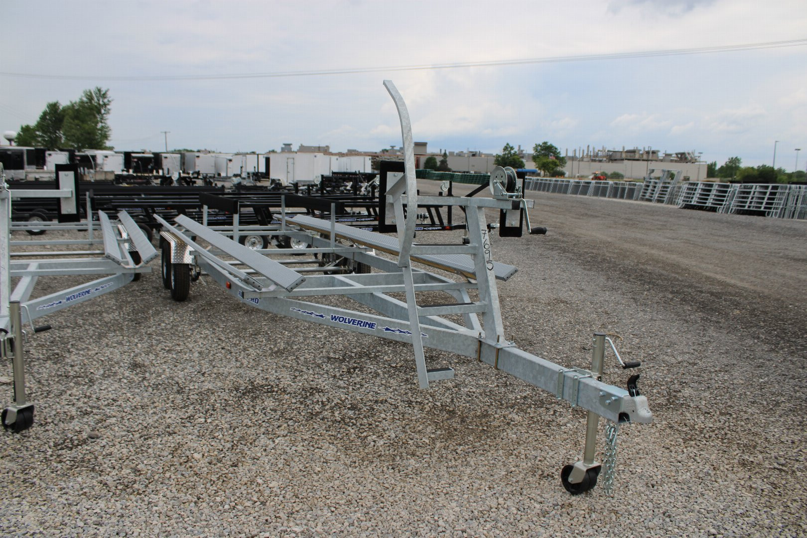 New 2026 Wolverine 24' TANDEM AXLE BUNK STYLE ALL PRO PONTOON TRAILER ...
