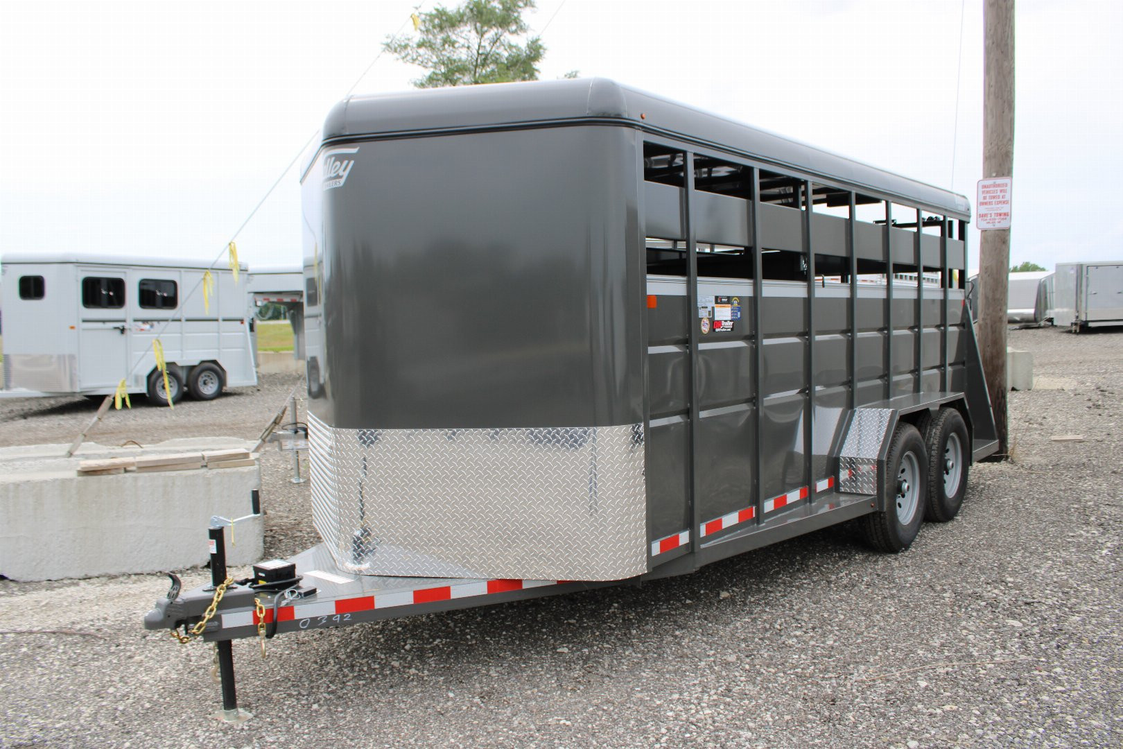 New 2026 Valley Trailers 18' STOCK TRAILER WITH 6" EXTRA INTERIOR ...