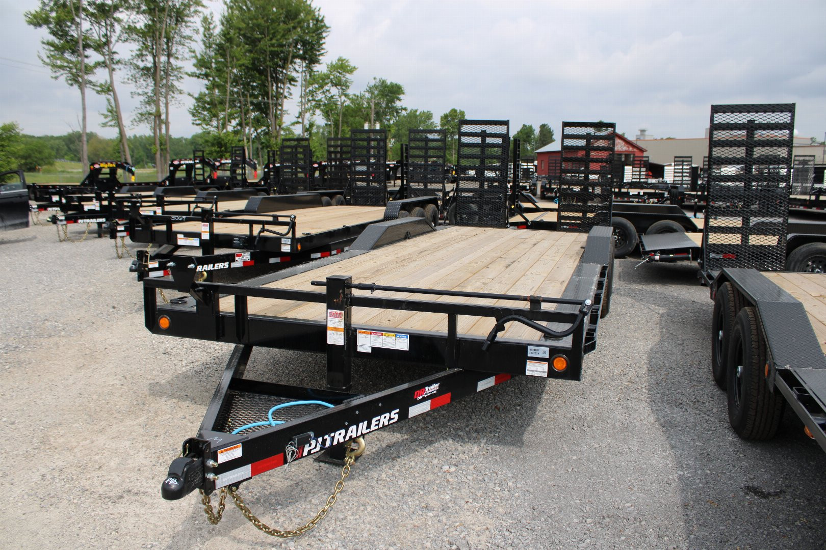 New 2026 PJ Trailers 24' B6 BUGGY HAULER WITH HEAVY DUTY FOLDING RAMPS ...