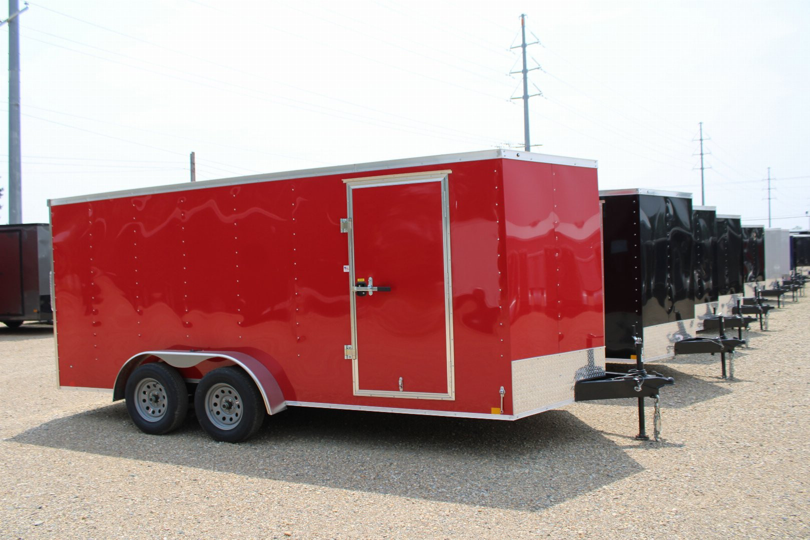 New 2025 RC Trailers 7' X 16' RD RGT ENCLOSED TRAILER 5645 Cargo / Enclosed Trailer