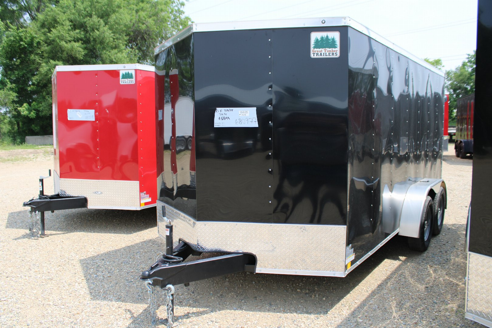 New 2025 RC Trailers 7' X 14' RD RGT ENCLOSED TRAILER 5634 Cargo ...