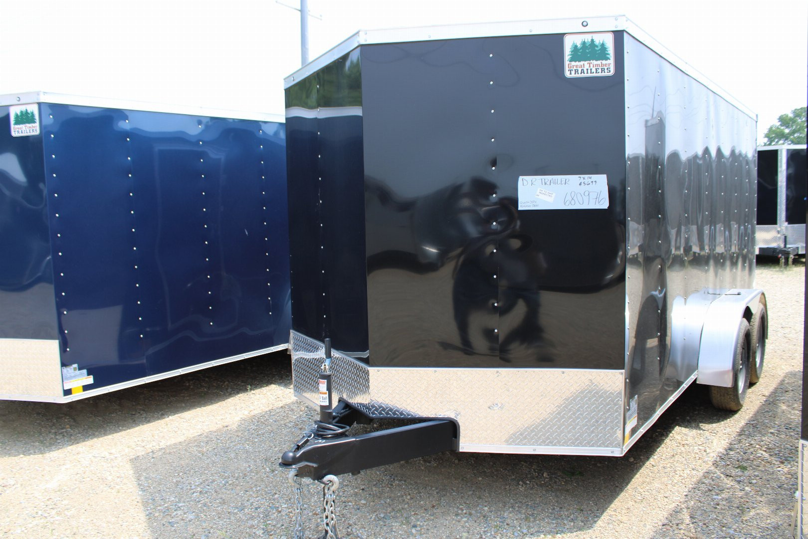 New 2025 RC Trailers 7' X 14' RD RGT ENCLOSED TRAILER 5579 Cargo ...