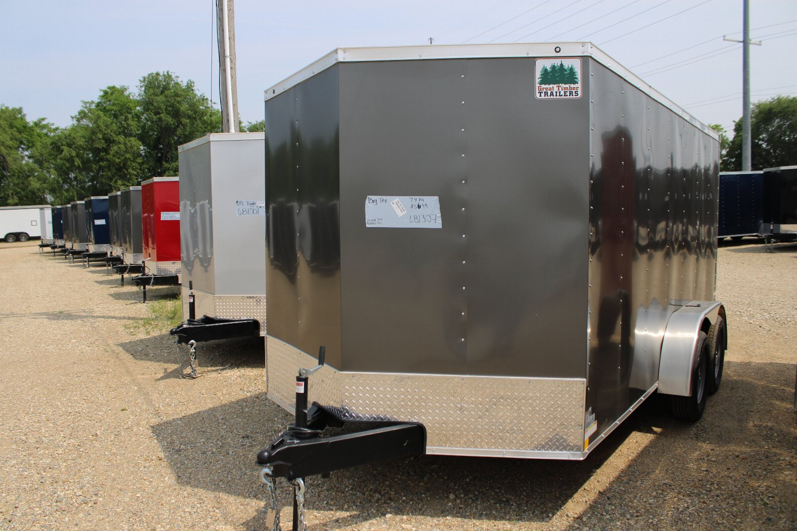 New 2025 RC Trailers 7' X 14' RD RGT ENCLOSED TRAILER 5673 Cargo ...