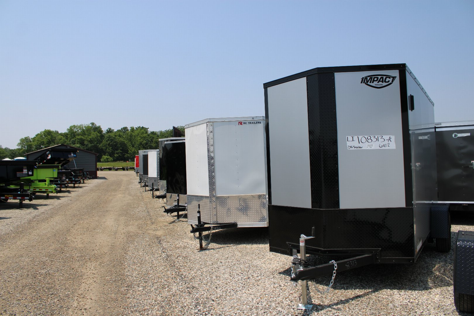 New 2025 Impact Trailers 6' X 12' R ENCLOSED TRAILER WITH 7' INTERIOR ...