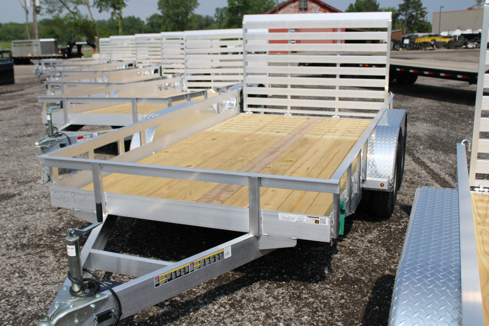 New 2025 Carry-On 12' RG 7K GVWR ALUMINUM LANDSCAPE UTILITY TRAILER ...