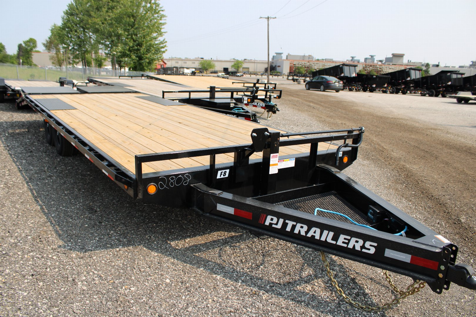 New 2026 PJ Trailers 24' F8 MR DECK OVER EQUIPMENT TRAILER WITH MONSTER ...