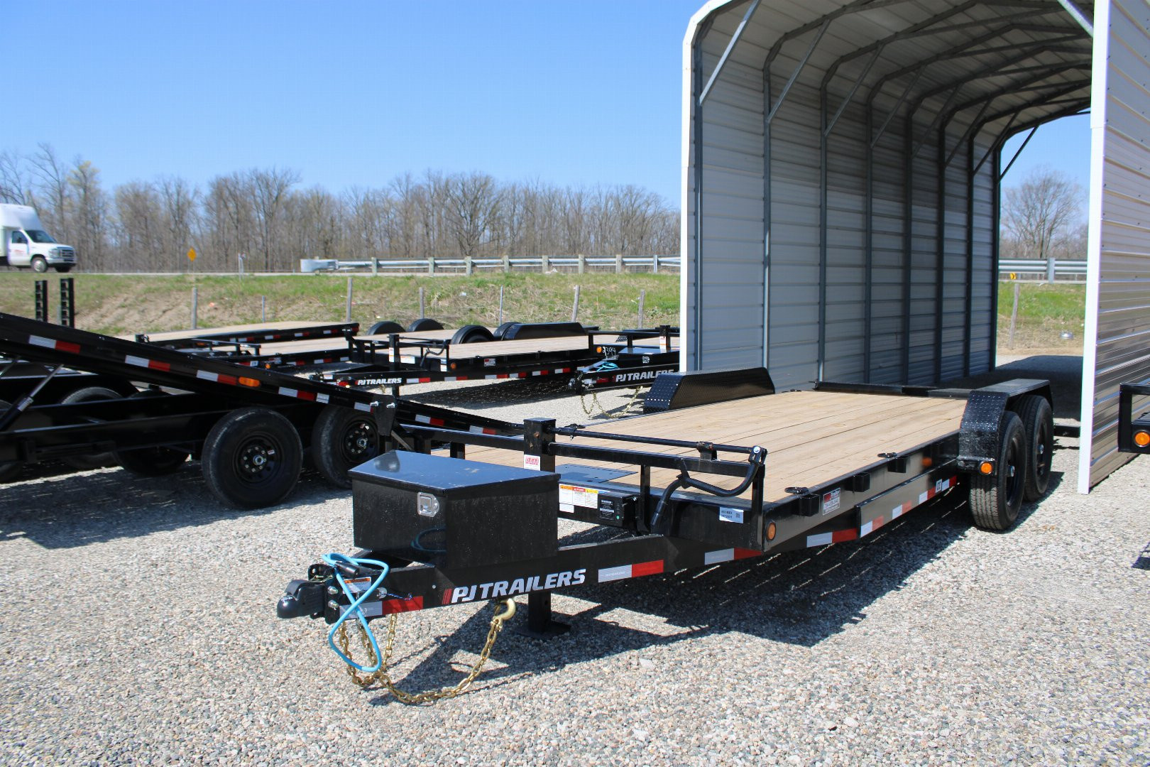 New 2025 PJ Trailers 20FT 14K GVR MR EQUIPMENT TRAILER WITH MONSTER ...
