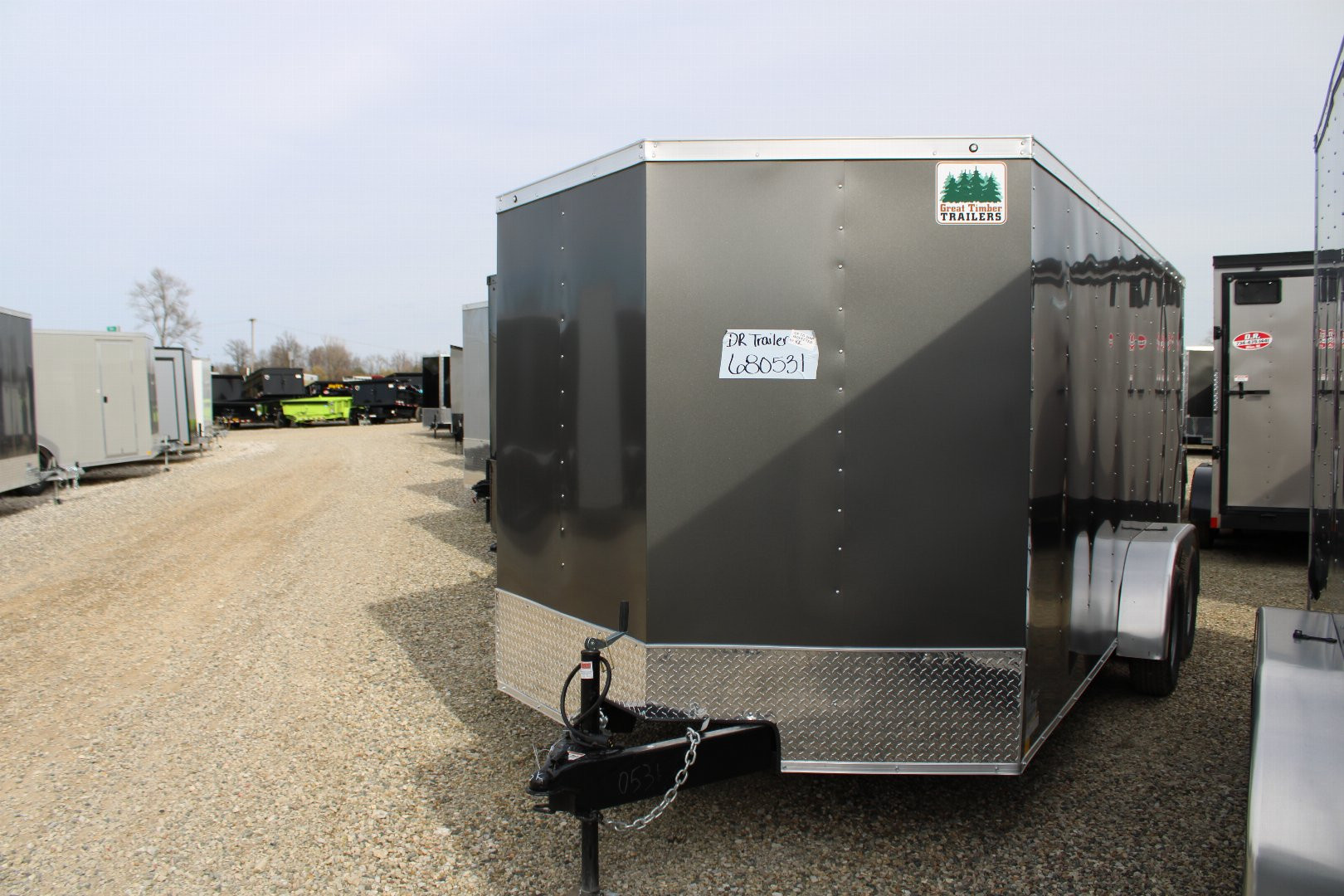 New 2025 RC Trailers 7X16 R RGT ENCLOSED TRAILER 47408 Cargo / Enclosed Trailer
