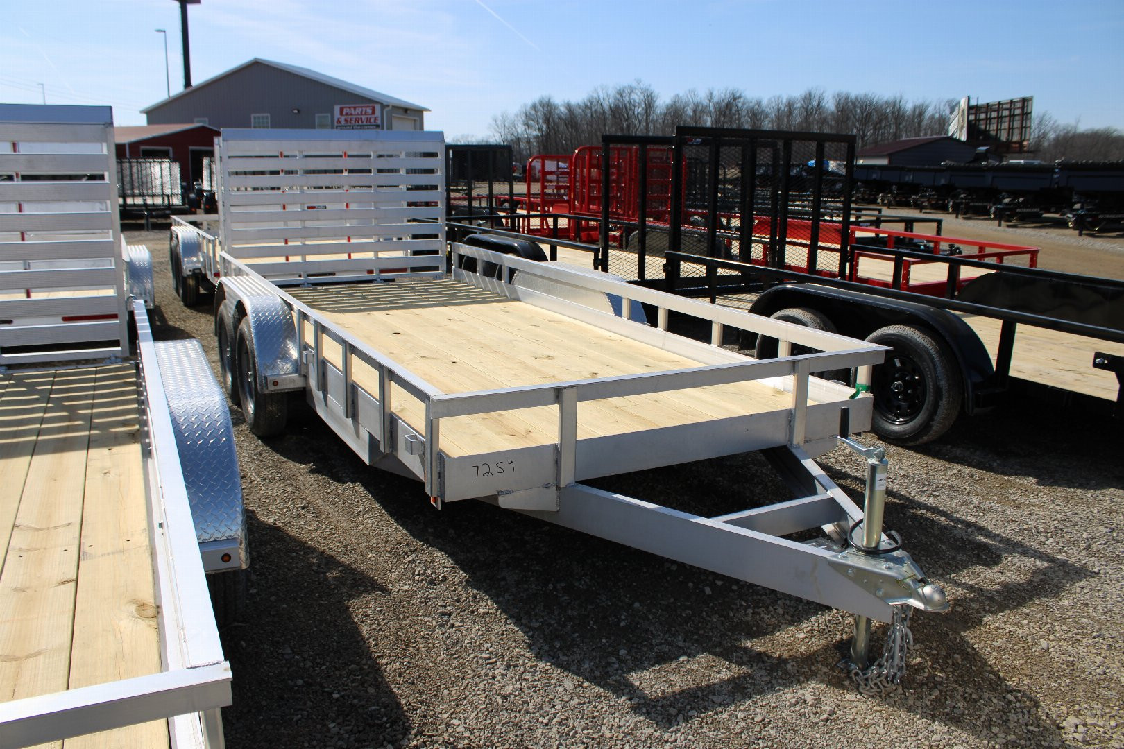 New 2025 Carry-On 16' 7K GVWR ALUMINUM LANDSCAPE UTILITY TRAILER 46489 ...