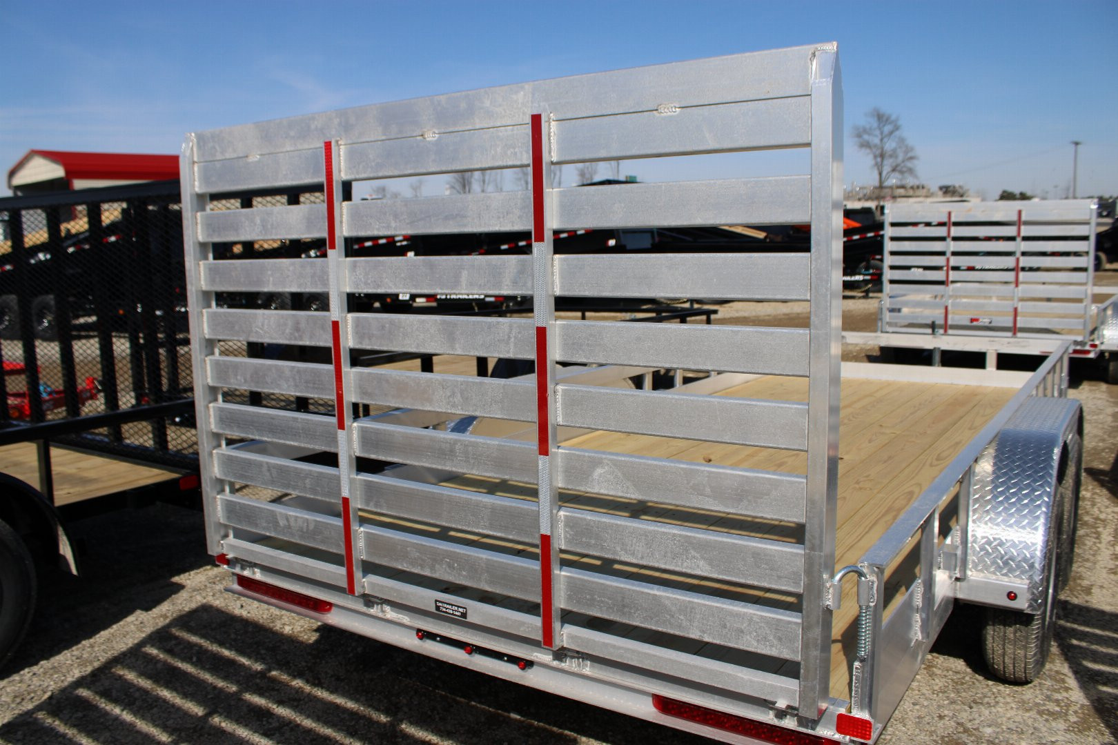 New 2025 Carry-On 16' 7K GVWR ALUMINUM LANDSCAPE UTILITY TRAILER 46489 ...