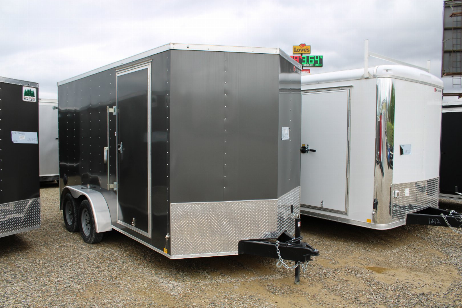 New 2025 RC Trailers 7' X 14' R ENCLOSED TRAILER WITH 7' INTERIOR HEIGHT 46347 Cargo / Enclosed ...
