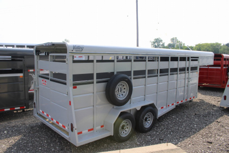 New 2025 Valley Trailers **CLEARANCE**20' STOCK TRAILER WITH 6" EXTRA ...