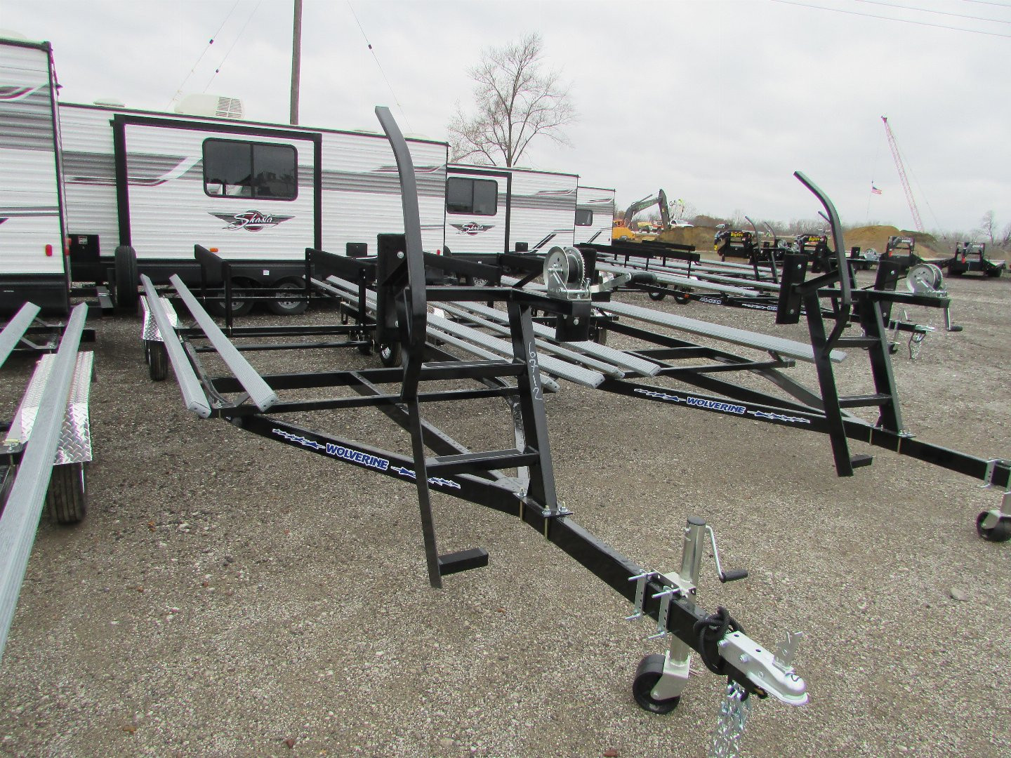 New 2025 Wolverine Trailers 24' TANDEM AXLE BUNK STYLE ALL STAR PONTOON ...