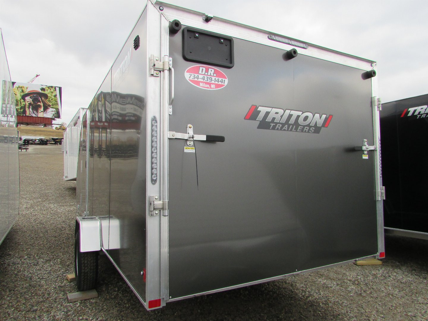 New 2025 Triton Trailers TC-137 ALUMINUM SNOWMOBILE Snowmobile Trailer