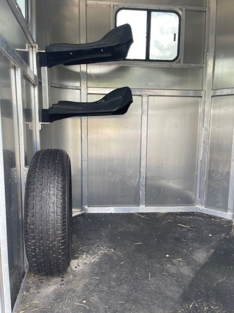 Used 2023 Adam 2 horse straight load w/side ramp Horse Trailer