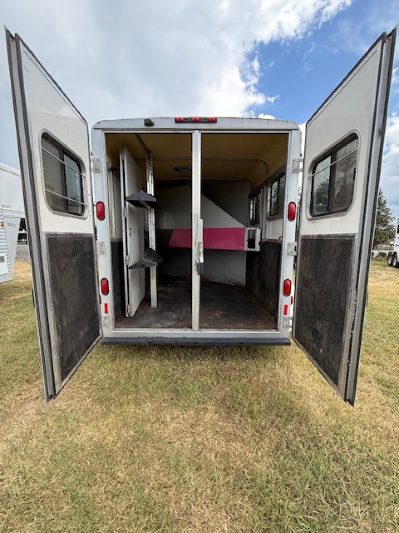 Used 2004 Kiefer Manufacturing 2 horse slant load bumper pull Horse ...