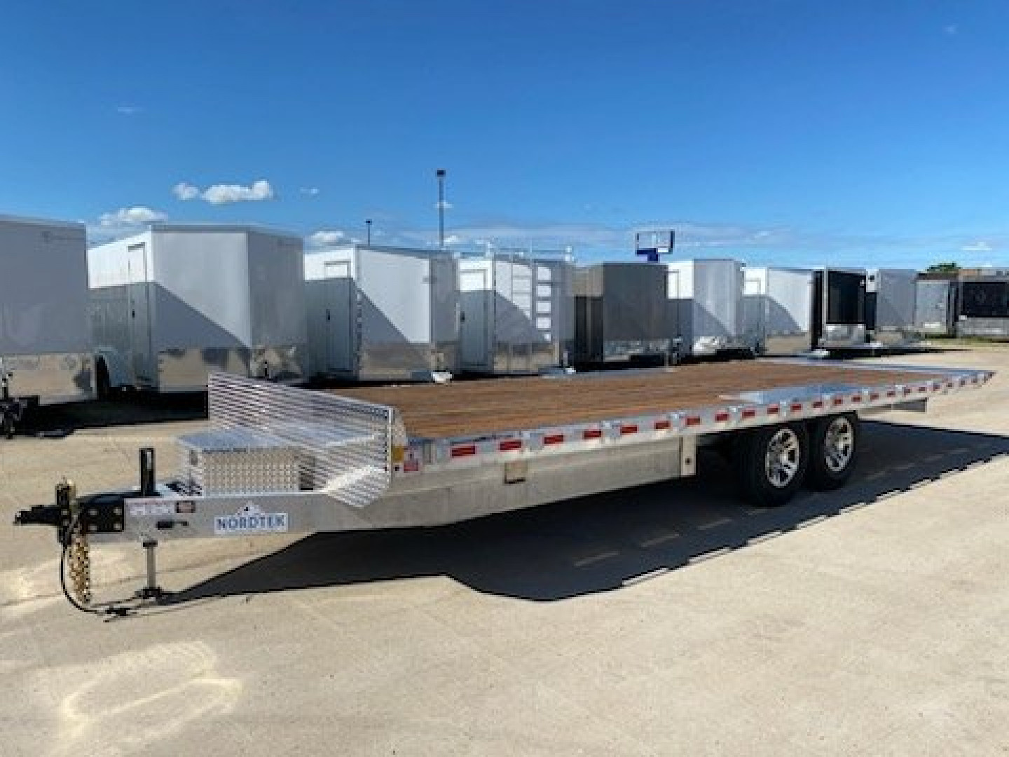 New 2026 Nordtek ALUMINUM 102X24-14K HD Deckover, HYD Tilt Trailer ...