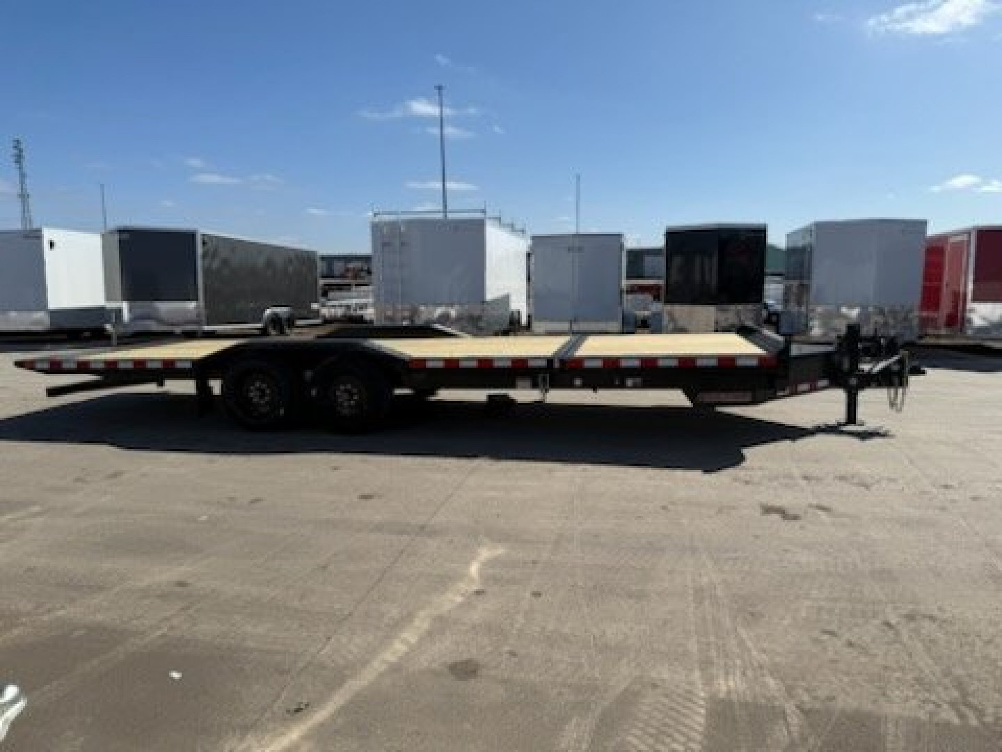 New 2025 Midsota TBWB-24' Split Tilt Trailer 18'+6'/Equipment Trailer ...