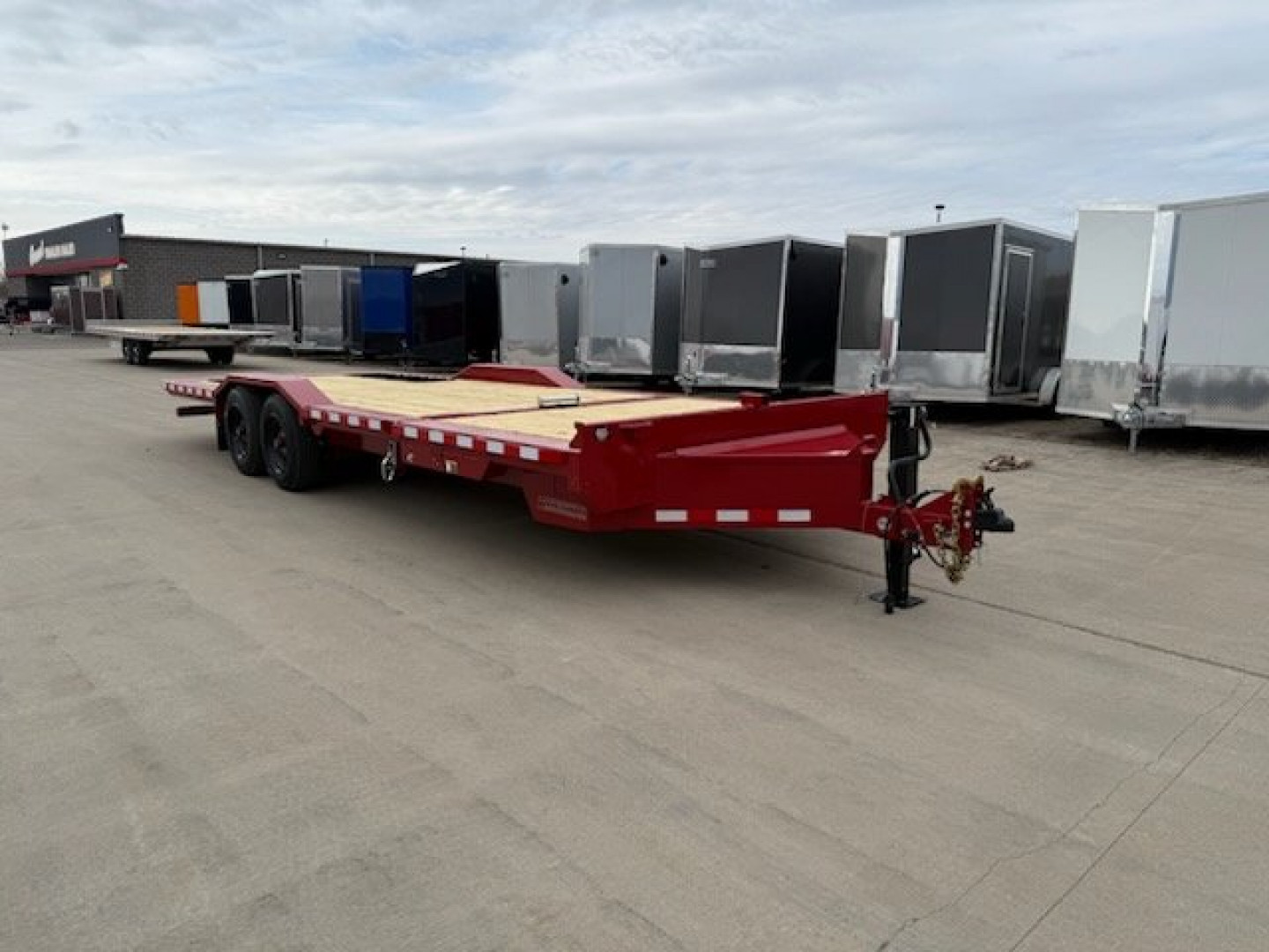New 2025 Midsota TBWB-24' Split Tilt Trailer 18'+6'/Equipment