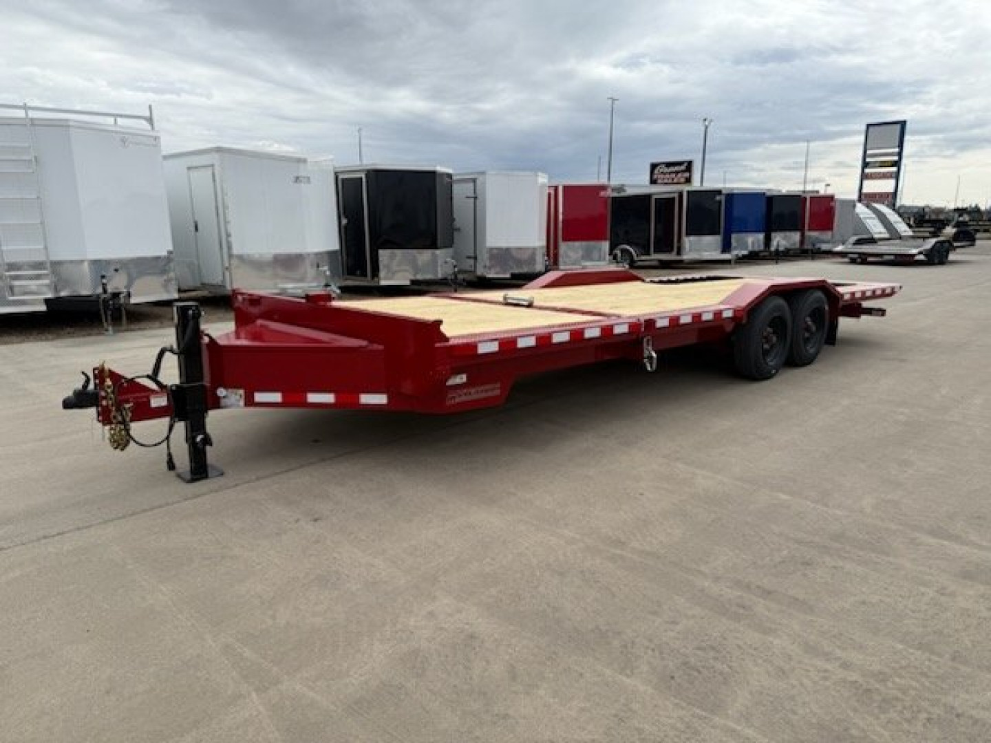 New 2025 Midsota TBWB-24' Split Tilt Trailer 18'+6'/Equipment