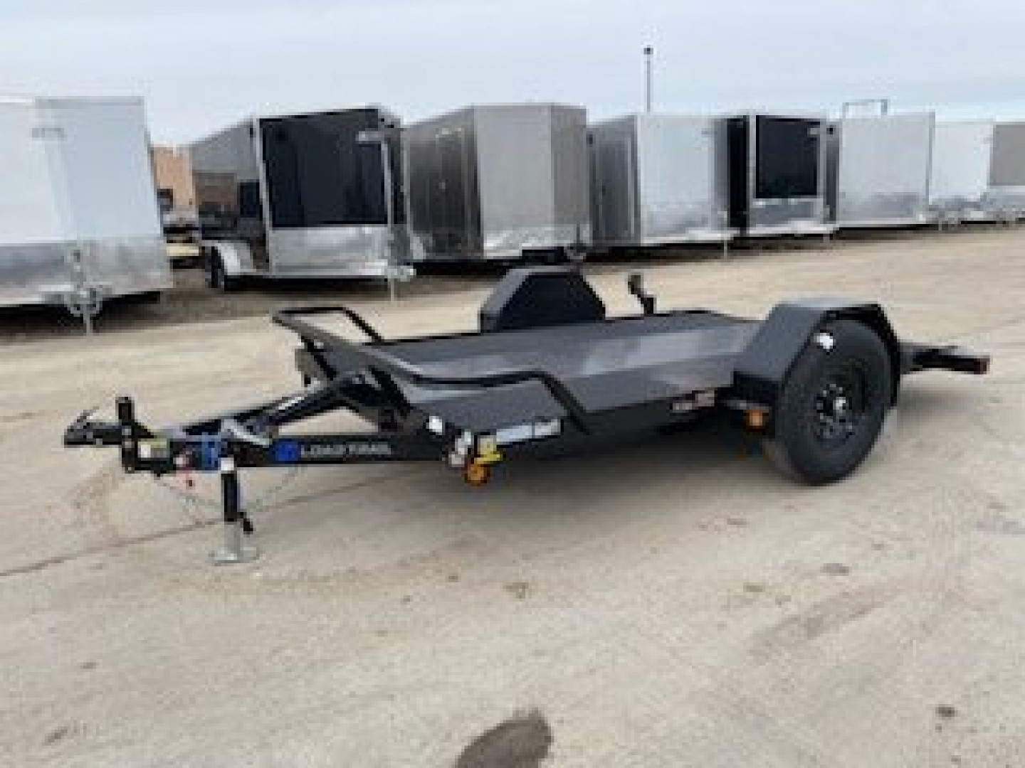 Used 2024 LOAD TRAIL SH77X12' Tilt SCISSOR LIFT Trailer 7K