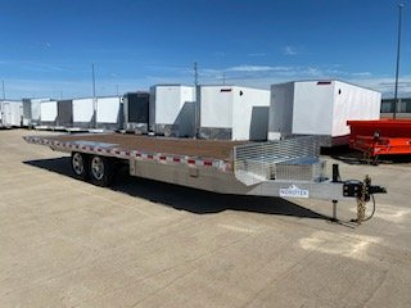 New 2025 Nordtek ALUMINUM 102X24-16K HD Deckover, HYD Tilt Trailer for ...