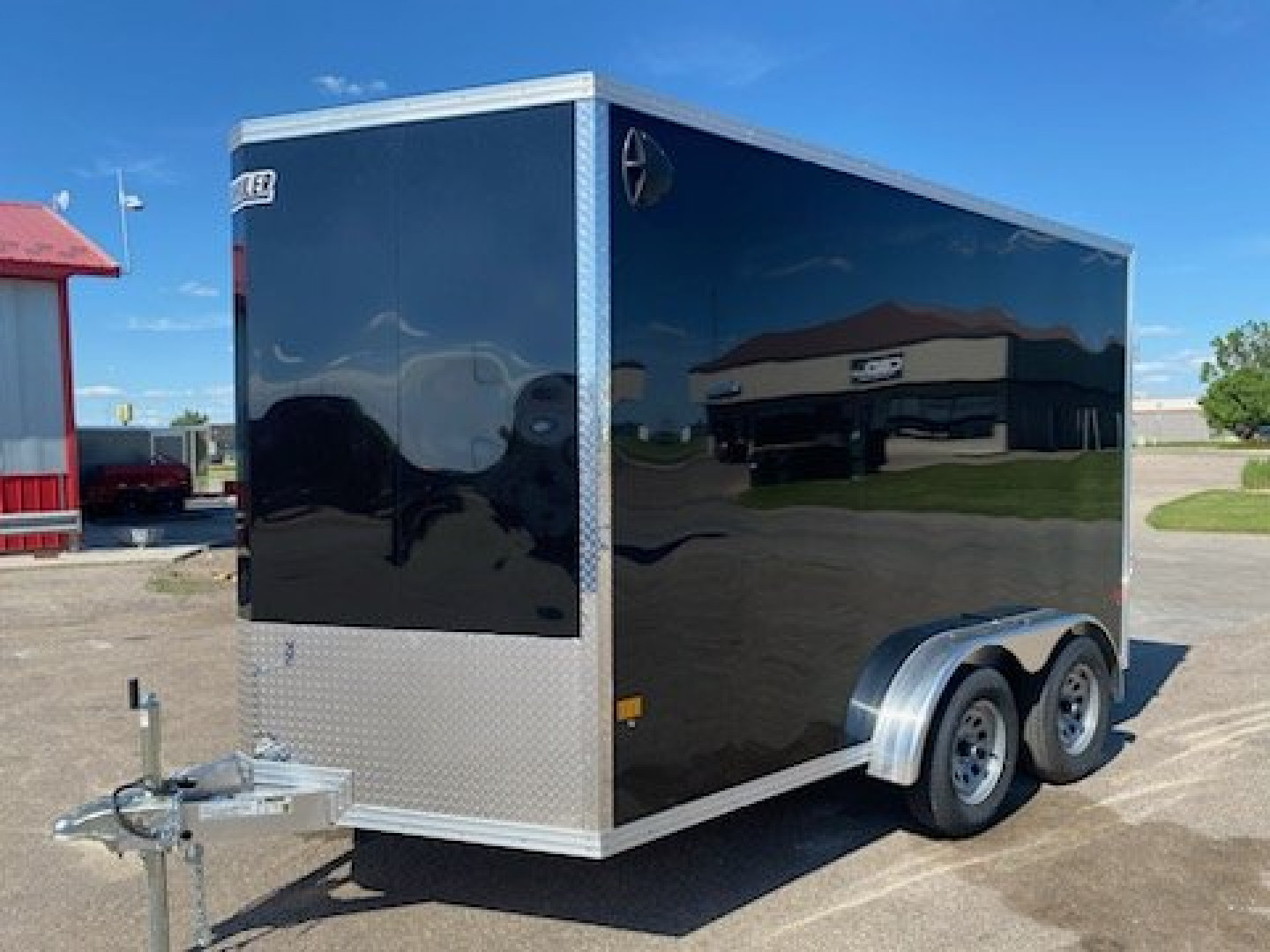 New 2024 EZ HAULER 7.4'X12'+24" UTV / Cargo / Enclosed Trailer