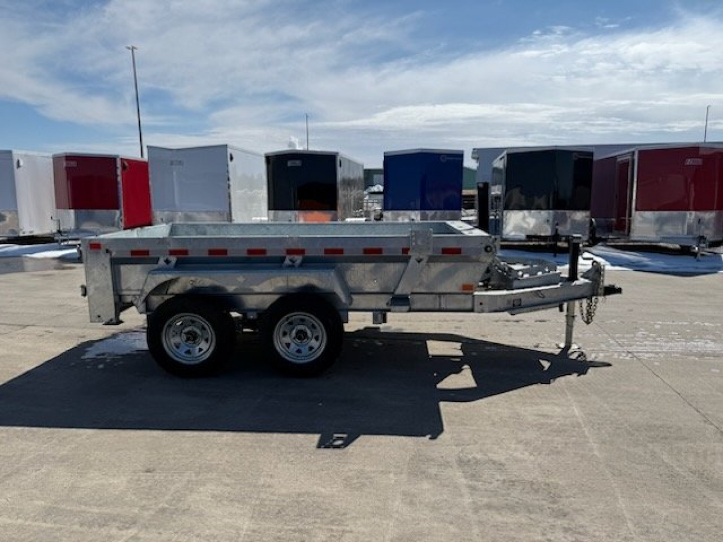 New 2024 TRIUMPH TRAILERS GDT-TA5x10-35 GALVANIZED Dump Trailer