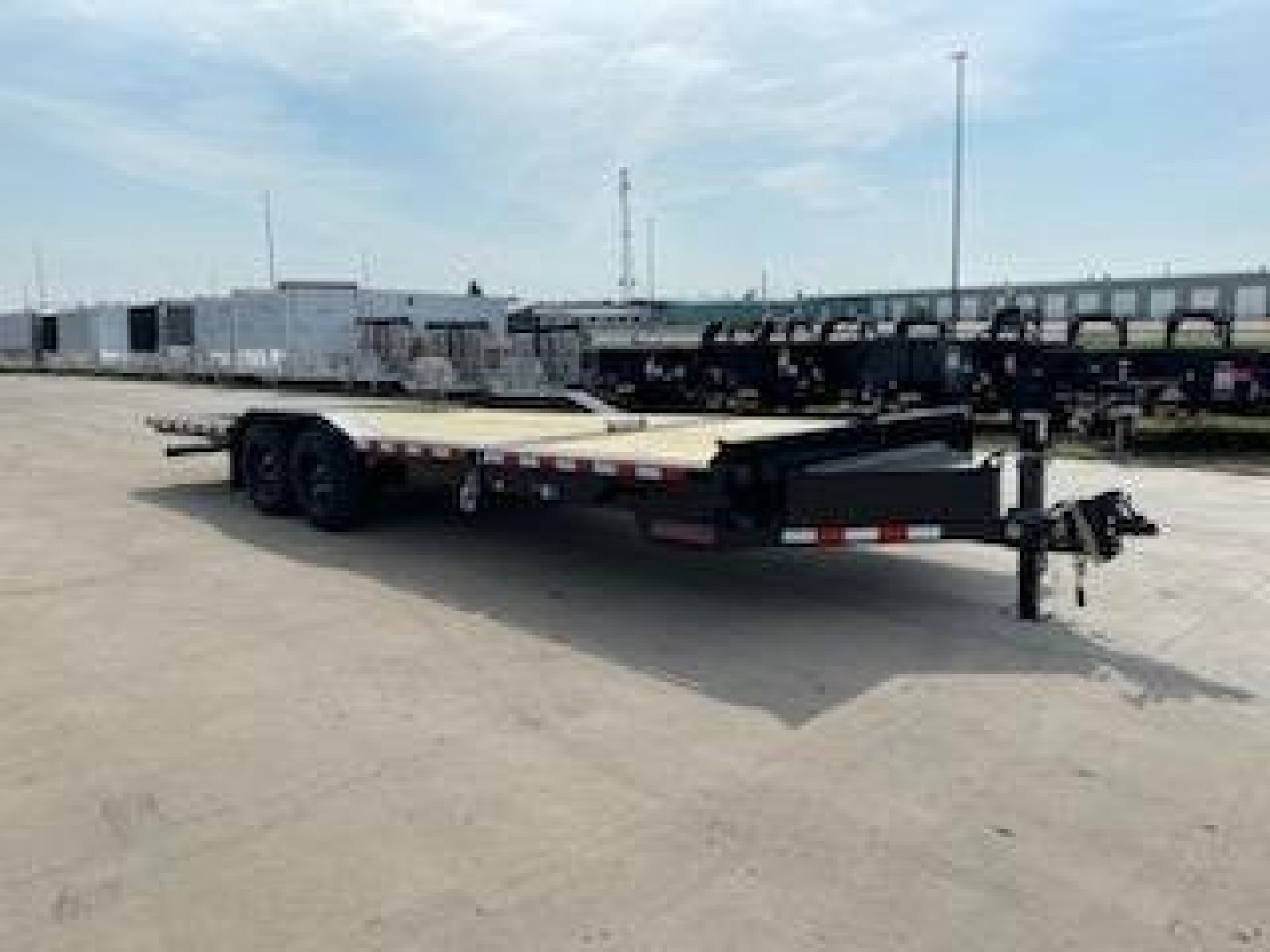 New 2024 Midsota TBWB-24' Split Tilt Trailer 18'+6'