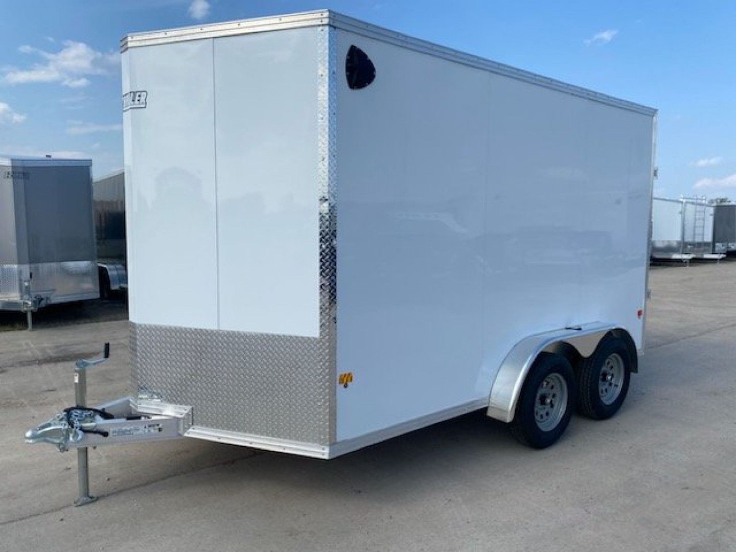 New 2024 EZ HAULER 7.4'X12'+24" UTV / Cargo / Enclosed Trailer