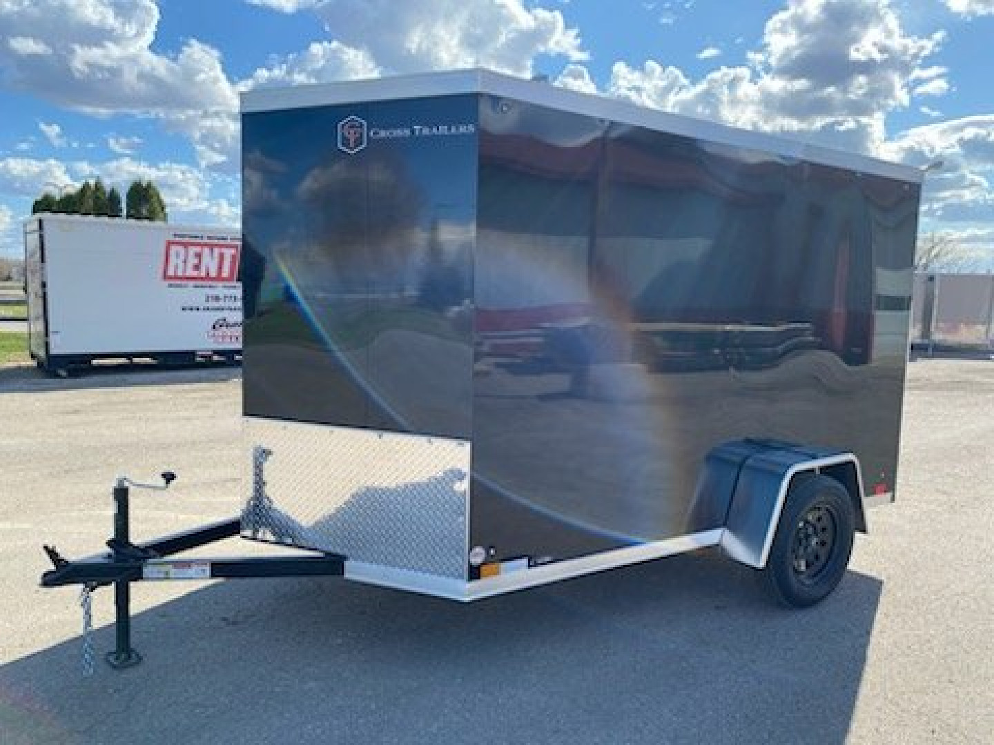 New 2025 CROSS TRAILERS 6' x 10'+24 Enclosed Cargo Trailer W/Rear Ramp