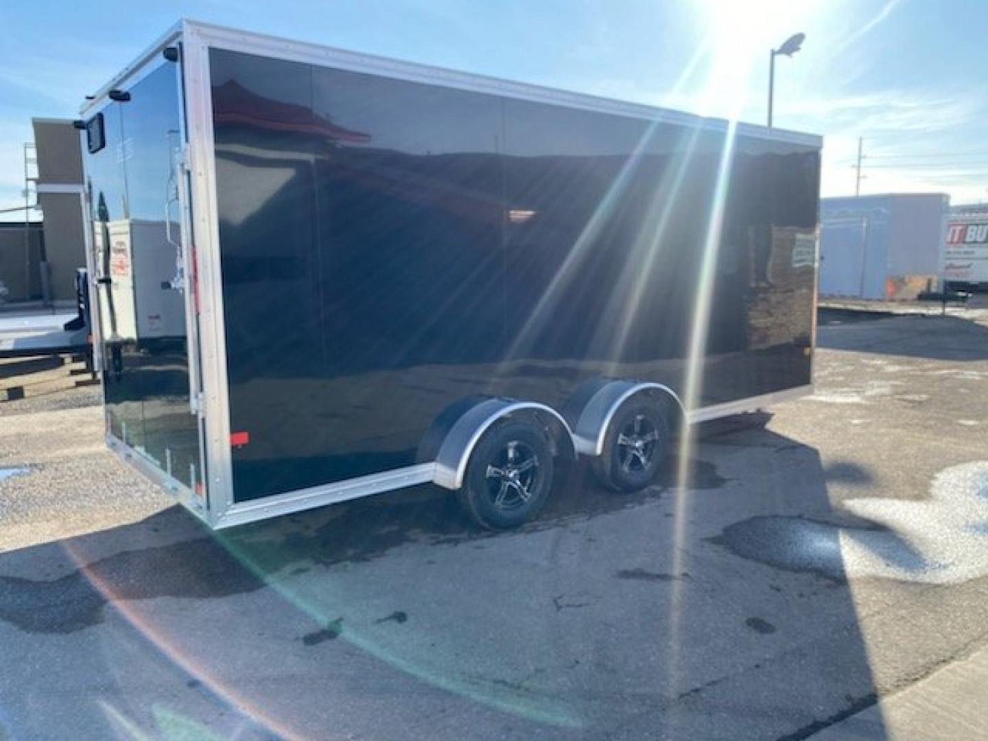 New 2024 EZ HAULER 7.4'X18'+24" UTV / Cargo / Enclosed Trailer